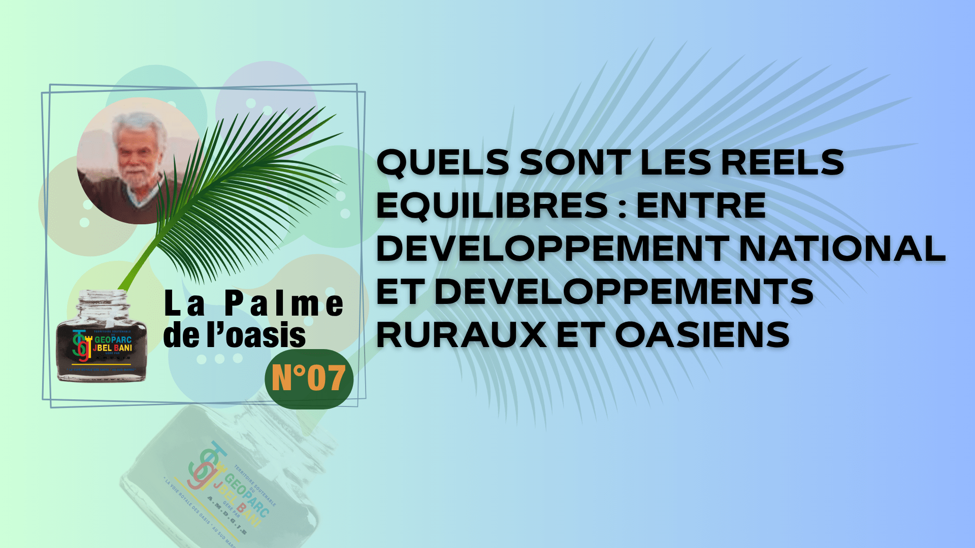 « La Palme de l’Oasis 07 » QUELS SONT LES REELS EQUILIBRES : ENTRE ...